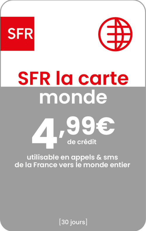 Recharge SFR Crédit Mobile et Internet | Sans frais